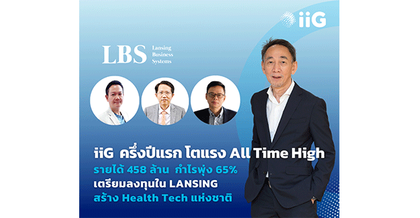 iiG ครึ่งปีแรกโตแรง! กวาดรายได้ 458 ล้าน ทำ All-time High โต 43% กำไร ...