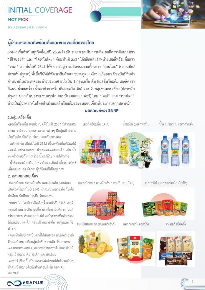 SNNP ยืนหนึ่งทั้ง "เจเล่ และ เบนโตะ" - มิติหุ้น | ชี้ชัดทุกการลงทุน