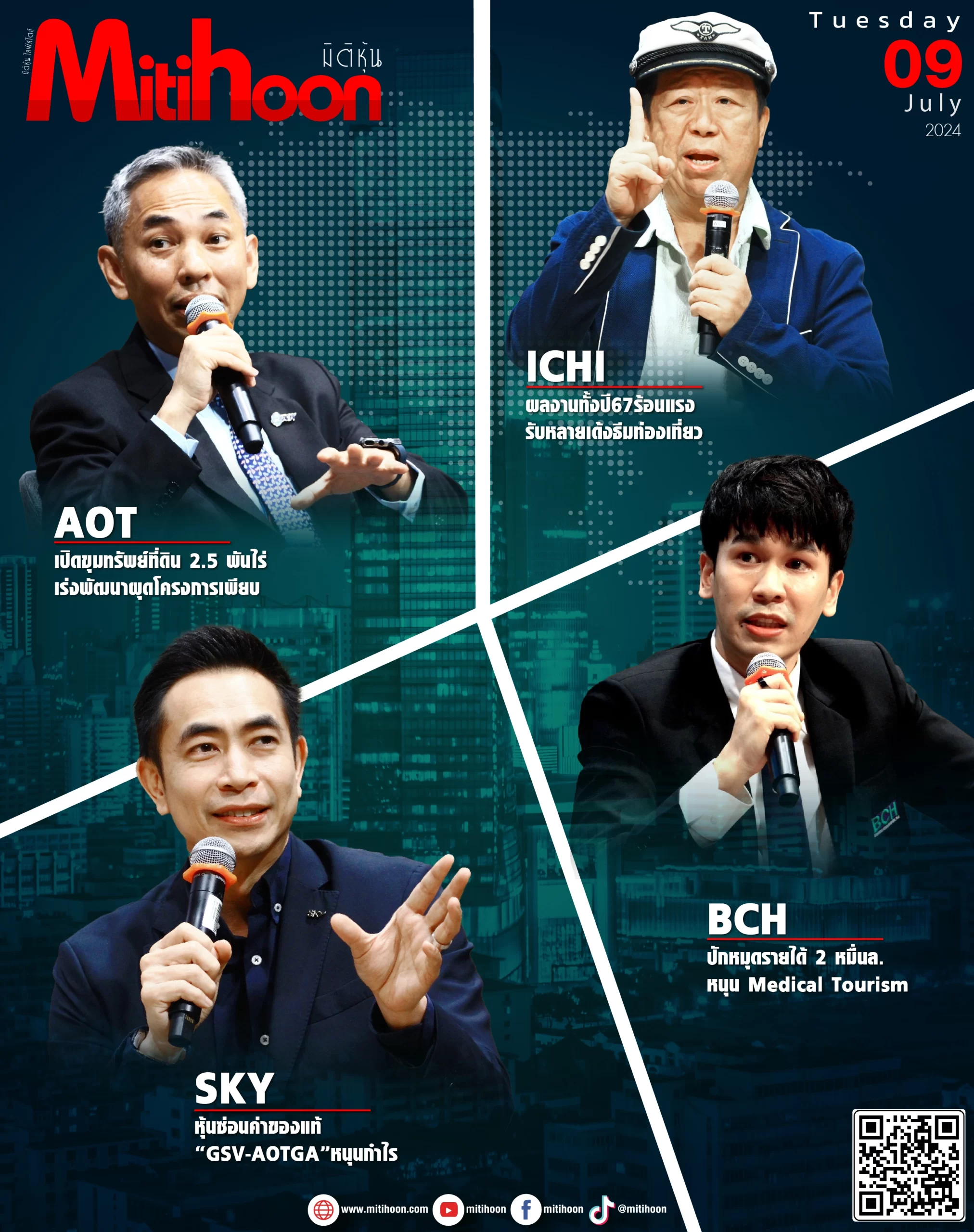 นสพ. “มิติหุ้น” ชี้ชัดทุกการลงทุน ฉบับวันที่ 9 กรกฎาคม 2567 - มิติหุ้น | ชี้ชัดทุกการลงทุน