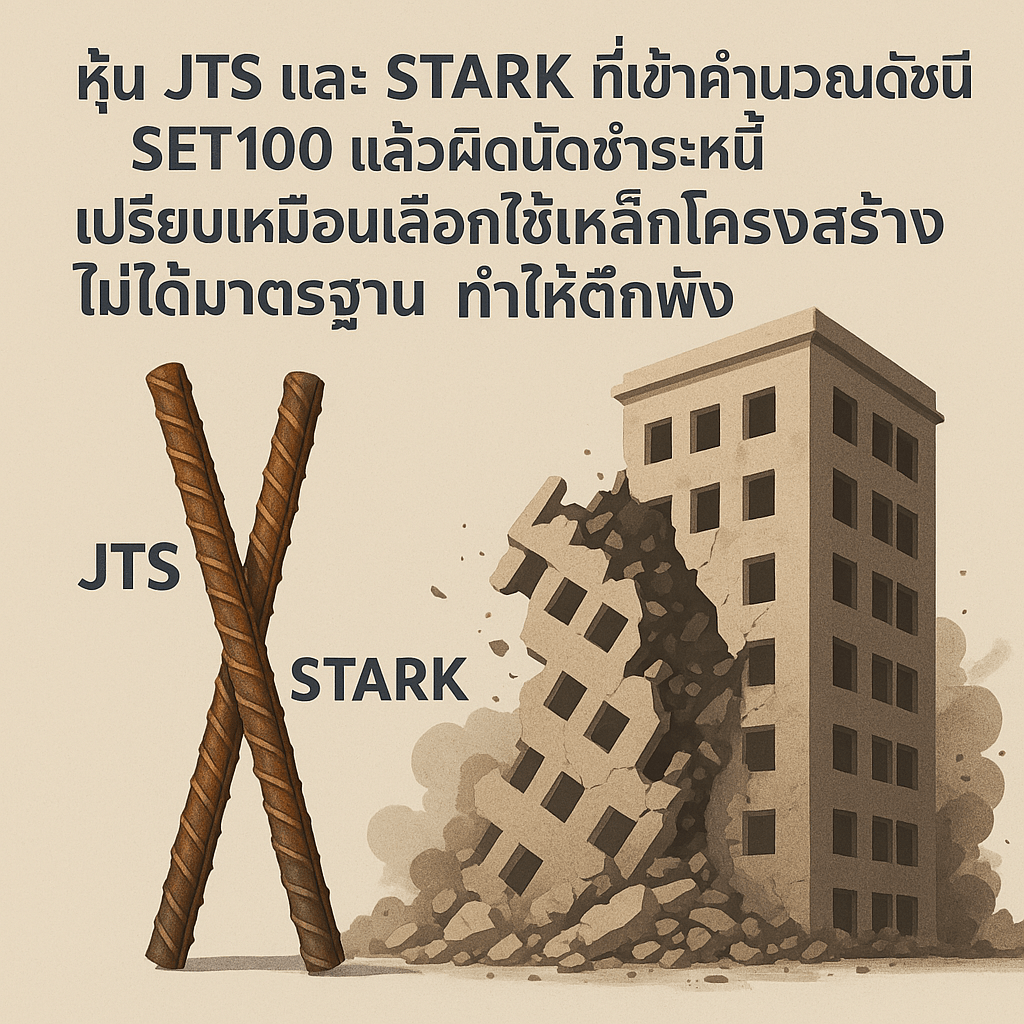 บทเรียนจาก JTS และ STARK ใน SET100 - มิติหุ้น | ชี้ชัดทุกการลงทุน