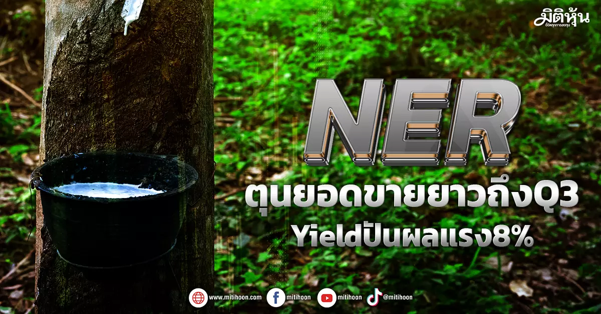 NER ตุนยอดขายยาวถึงQ3 Yieldปันผลแรง8% - มิติหุ้น | ชี้ชัดทุกการลงทุน